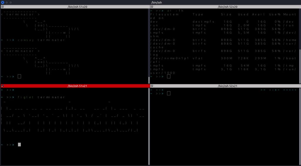 Terminator (terminal emulator) – handelsfrei Verzeichnis
